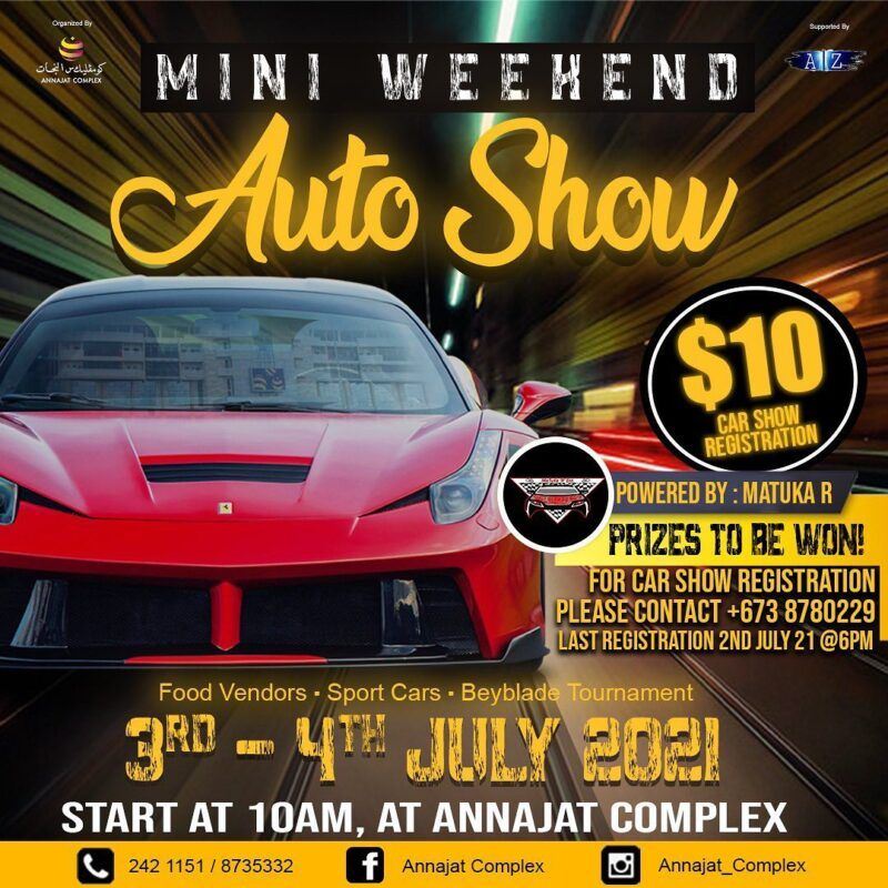 Weekend Mini Auto Show - Brunei Tourism