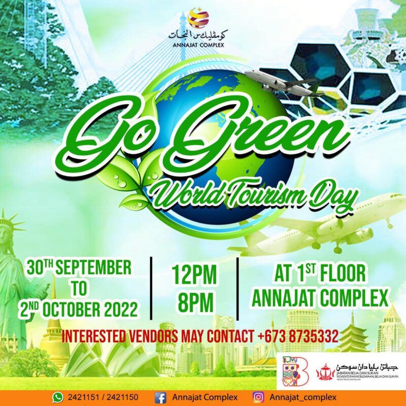 Go Green World Tourism Day – Brunei Tourism